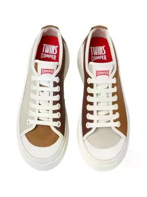 Camper Runner Up Twins Leather Sneakers - Neutrals