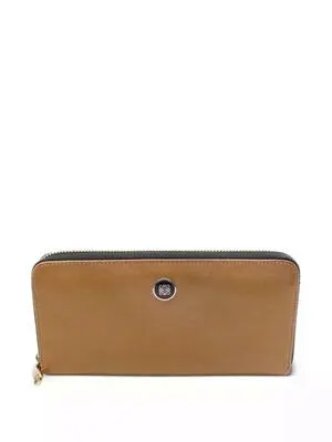 Loewe 2000s Zip-around Leather Wallet - Brown
