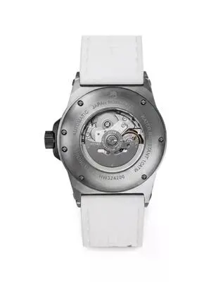 HYDROGEN Sportivo 42mm Rotating Bezel Watch - White