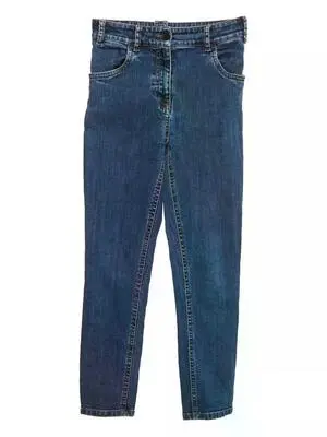 Prada Denim Tight-fit Jeans With Button Detail