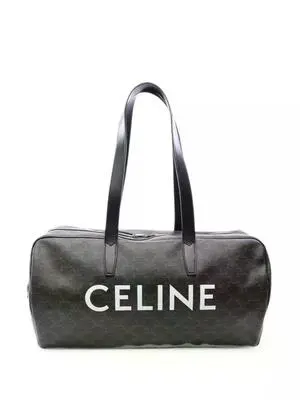 Celine 2010s Triomphe Duffel Bag - Brown
