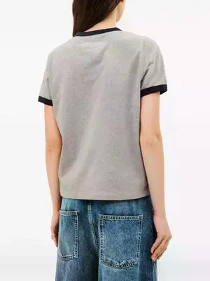 Ba&sh Rosta Slogan-print Ringer T-shirt