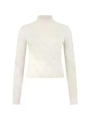 Philipp Plein Monogram Turtleneck Sweater - Neutrals