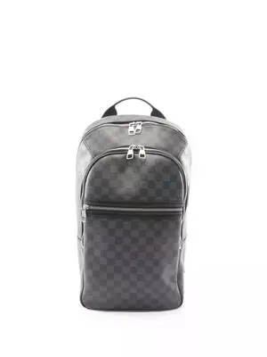 LOUIS VUITTON 2019 Michael Damier Graphite Backpack - Grey