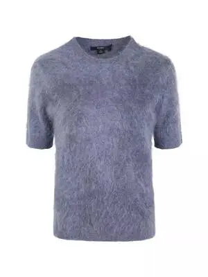 Seventy Short-sleeve Cashmere Sweater - Grey
