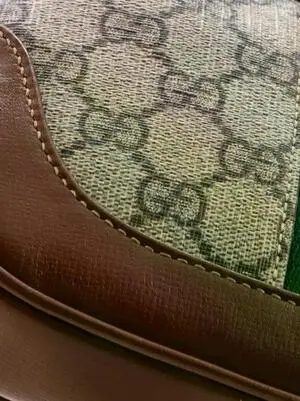 Gucci Jackie 1961 Gg Coated Canvas Mini Hobo Bag - Brown