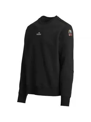 PARAJUMPERS Logo-print Panelled Sweater - Black