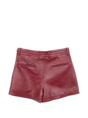 Gucci Horsebit Leather Shorts