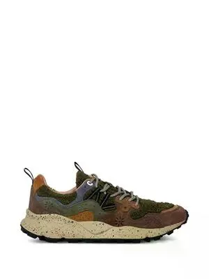 FLOWER MOUNTAIN Flower Mountain Yamano 3 Suede Sneakers Green