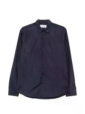 COSTUMEIN Long-sleeve Button-down Shirt - Blue