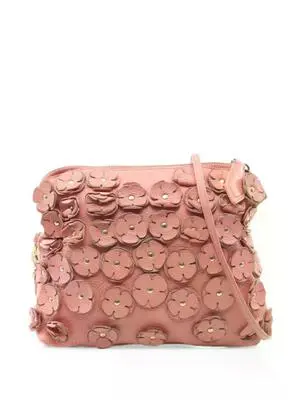 Burberry 2000s Floral-appliqué Shoulder Bag