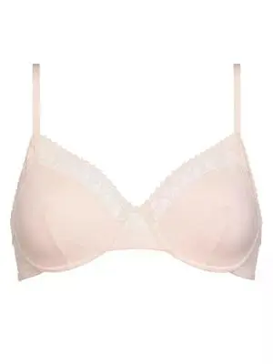 ERES Softness Lace-trim Bra - Pink