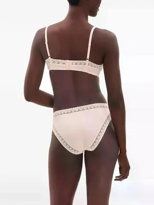 ERES Softness Lace-trim Bra - Pink