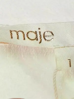Maje Macrame Sleeve Sweater