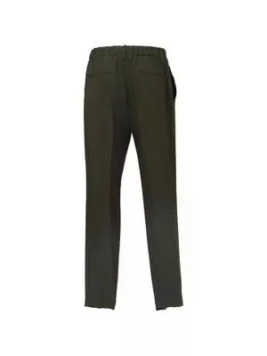 N°21 Elasticated-waist Straight-leg Trousers