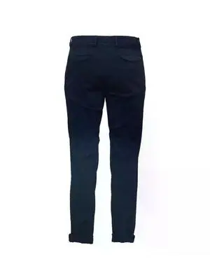 BRIGLIA 1949 Pleated Slim-fit Trousers - Blue