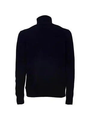 ZANONE Roll Neck Wool Sweater - Blue