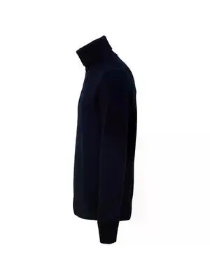 ZANONE Roll Neck Wool Sweater - Blue