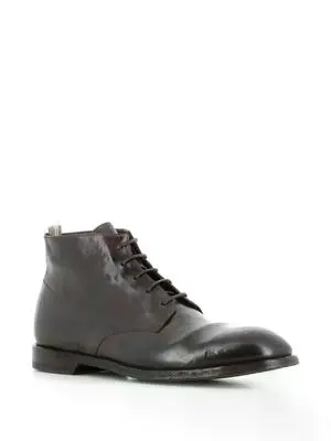 Officine Creative Sound Lace-up Leather Ankle Boots