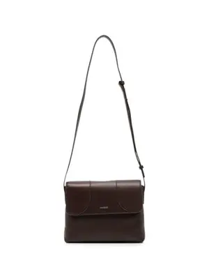 Emporio Armani Cross Body Bag Calf Leather "chocolate - Brown