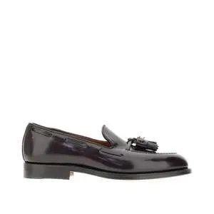 Alden Spazzolato Leather Tassel Loafers