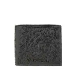 Emporio Armani Grained Leather Bi-fold Wallet
