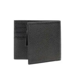 Emporio Armani Grained Leather Bi-fold Wallet