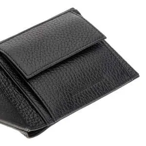 Emporio Armani Grained Leather Bi-fold Wallet