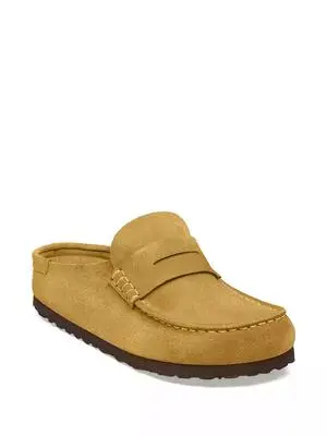 BIRKENSTOCK Naples Wrapped Suede Clogs