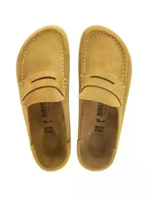 BIRKENSTOCK Naples Wrapped Suede Clogs