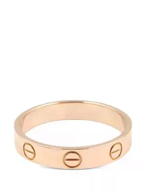 Cartier 18k Rose Gold Love Ring - Pink