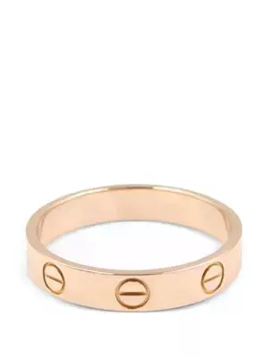 Cartier 18k Rose Gold Love Ring - Pink