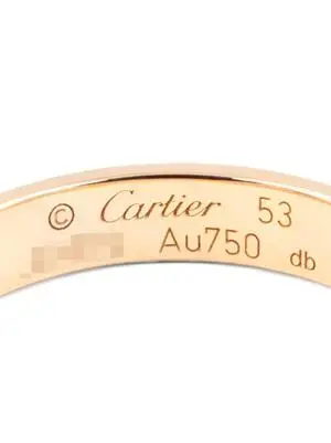Cartier 18k Rose Gold Love Ring