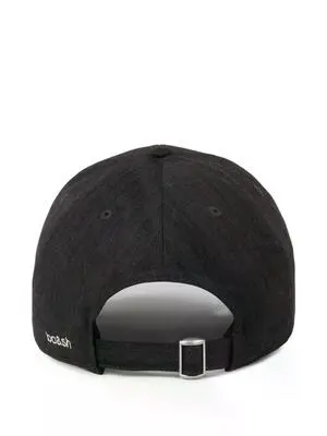 Ba&sh Logo Embroidered Pinstripe Cap