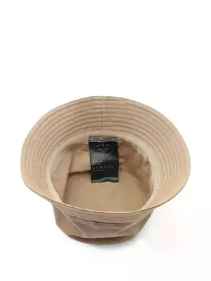 Prada Logo Embroidered Bucket Hat