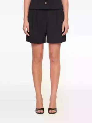 Alessandra Rich Pleated Tailored Shorts