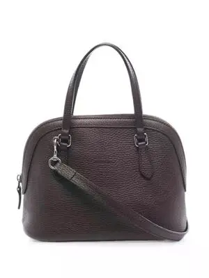 Gucci 2010s Pebbled-leather Handbag - Brown