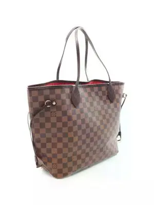 LOUIS VUITTON 2013 Mm Neverfull Damier Ebène Tote Bag - Brown