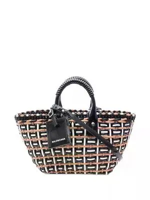 Balenciaga 2010s Xs Bistro Basket Tote Bag - Black