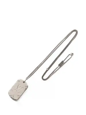 LOUIS VUITTON 2022 Monogram Locket Necklace