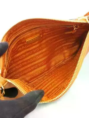 Prada 2010s Grain Leather Shoulder Bag