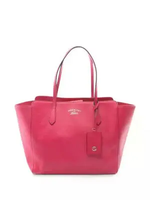 Gucci Swing Logo Tote Bag - Pink