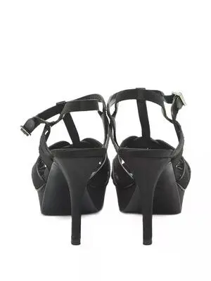 Saint Laurent 105mm Uncaged Platform Sandals
