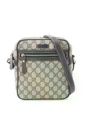 Gucci 2000s Gg Supreme Cross Body Bag - Neutrals