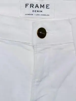 FRAME 2024 Distressed-detail Jeans - White