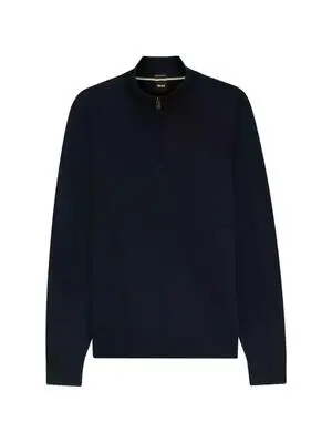 BOSS Quarter-zip Sweater - Blue