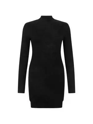 Philipp Plein Monogram Long-sleeve Mini Dress