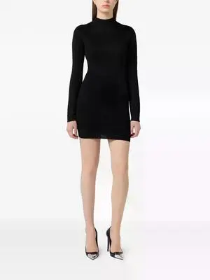 Philipp Plein Monogram Long-sleeve Mini Dress