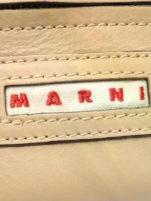 Marni Pannier Leather Tote Bag