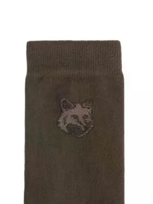 Maison Kitsuné Fox Head Socks